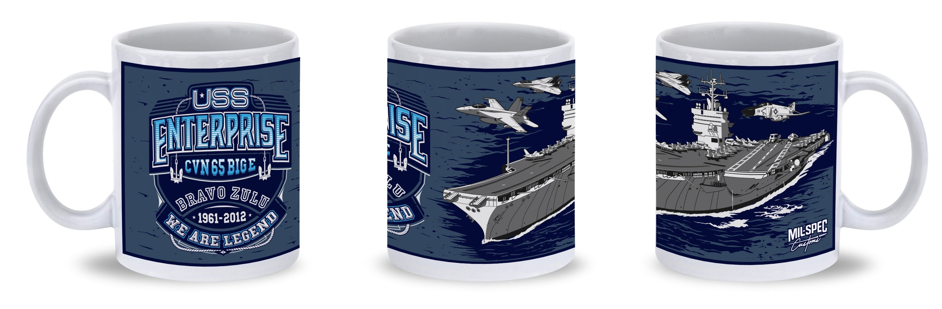 USS-Enterprise - CVN 65 Coffee Mug - Mil-Spec Customs