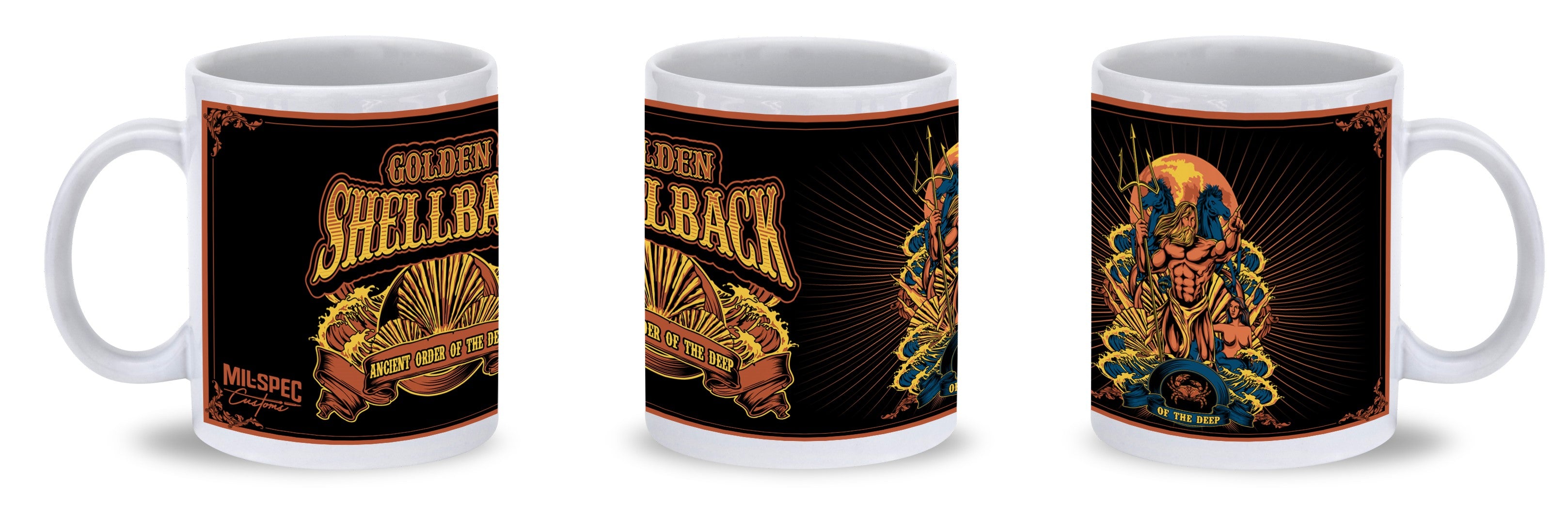 GOLDEN SHELLBACK - ANCIENT ORDER OF THE DEEP - Mil-Spec Customs