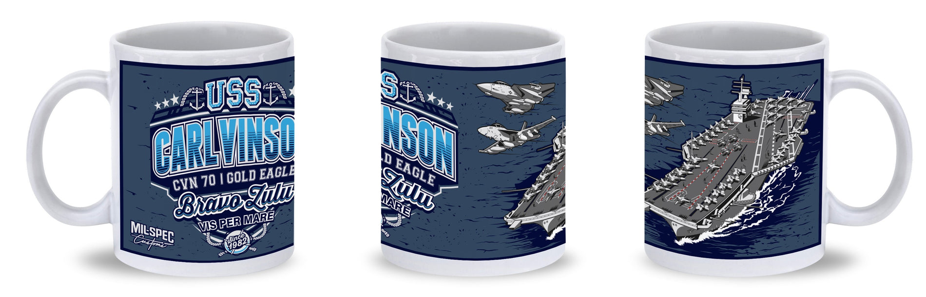 USS Carl Vinson - CVN 70 Mug - Mil-Spec Customs
