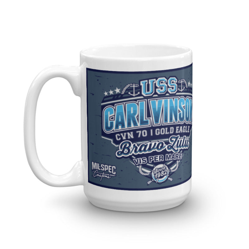USS Carl Vinson - CVN 70 Mug - Mil-Spec Customs